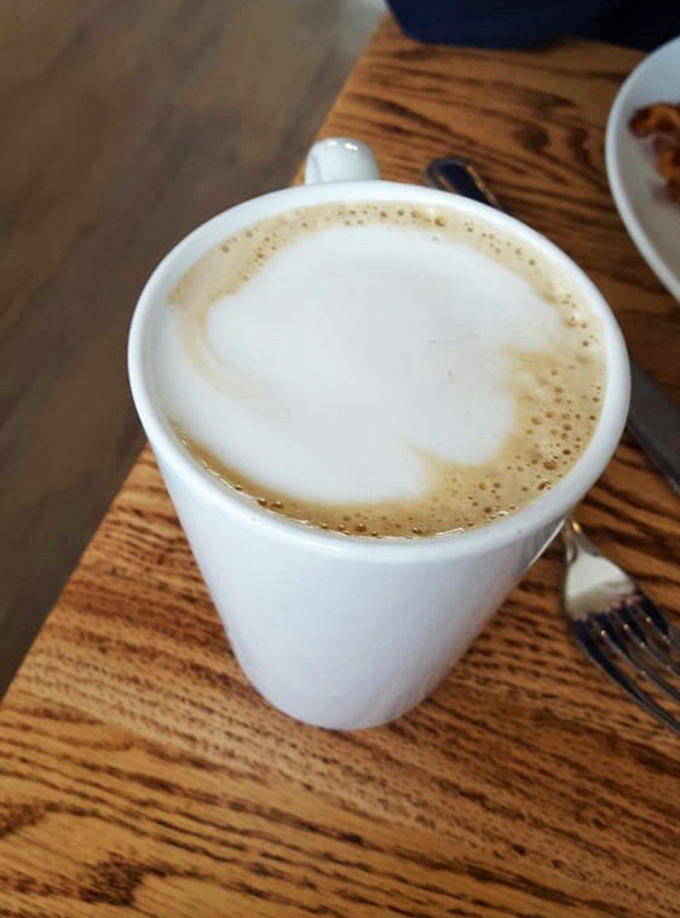 Coffee art isn't just for hipster caf&eacute;s&mdash;this cappuccino's perfect foam tells you someone behind the counter actually cares about your morning ritual.