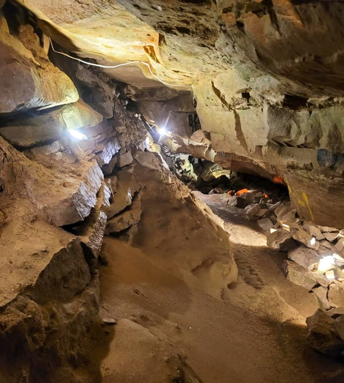 Nature's cathedral, where every formation is a million-year masterpiece that makes modern art look rushed.