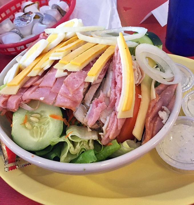 A chef salad that proves City Diner isn't just a one-trick breakfast pony&mdash;they do lunch with equal enthusiasm.