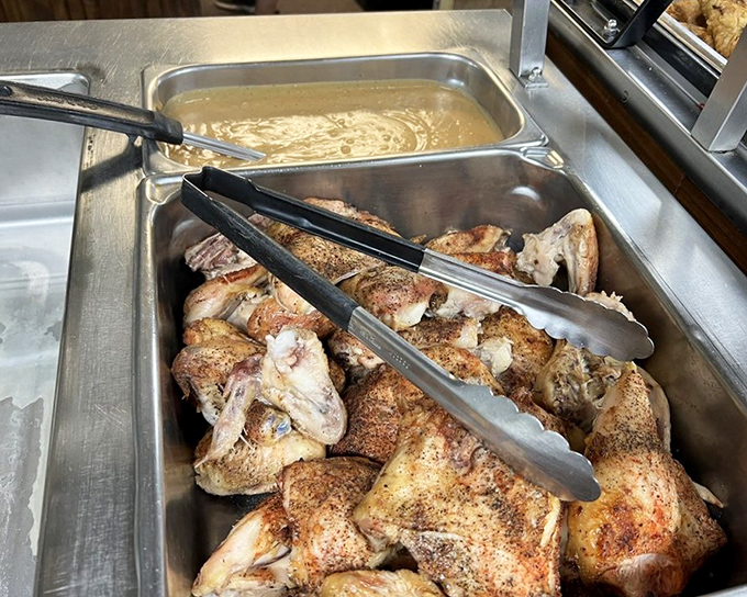 Chicken so perfectly seasoned and crispy, you'll wonder if someone's grandmother is hiding in the kitchen.