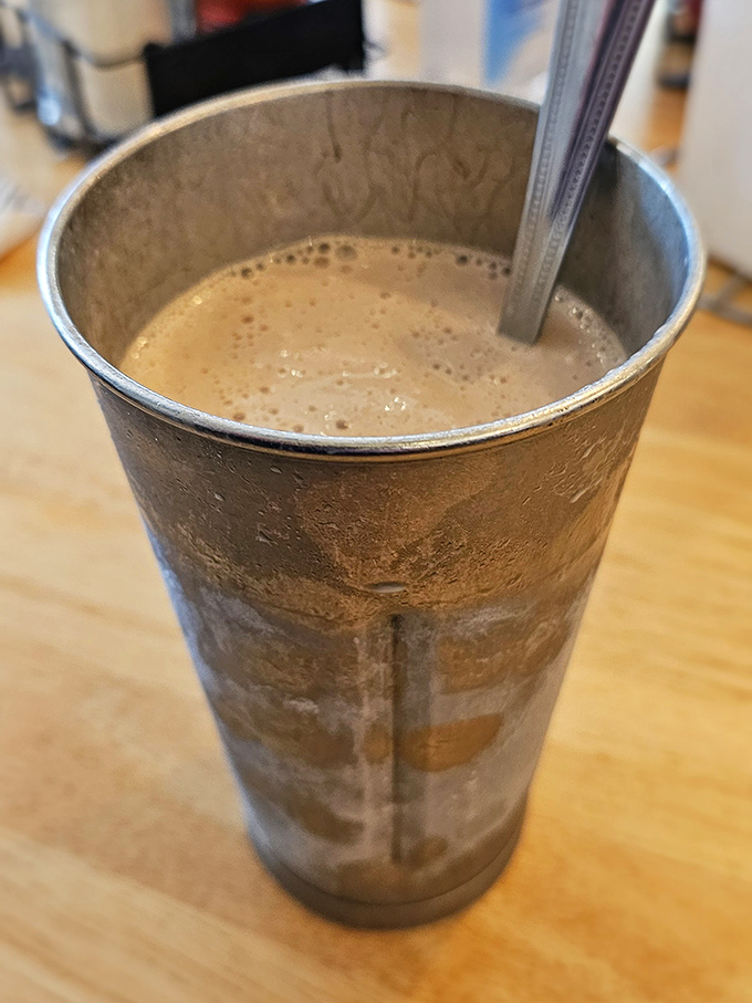 A milkshake so thick it's practically resistance training for your straw&mdash;dessert disguised as a beverage and nobody's complaining.