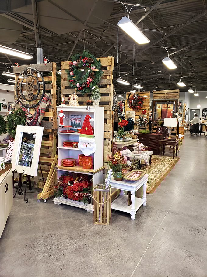 Holiday displays appear and disappear with the seasons, offering festive finds that make your home merry without making your bank account miserable.