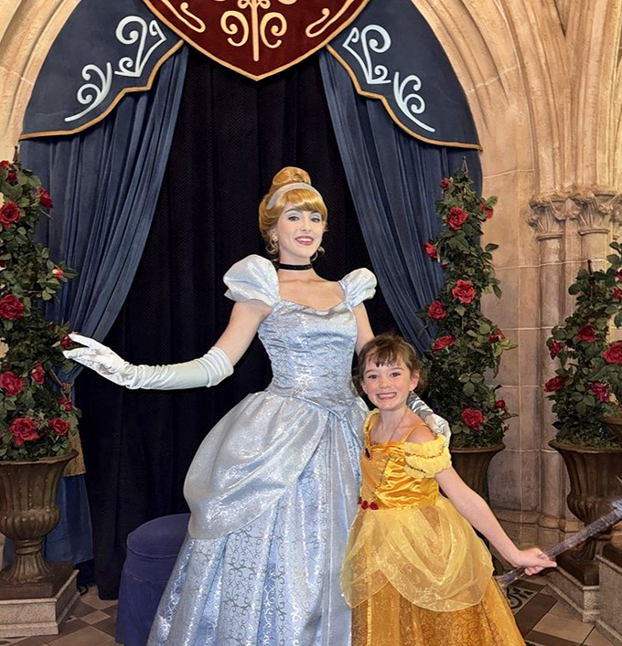 Character dining brings storybooks to life, where princesses glide between tables and childhood dreams materialize before your very eyes.