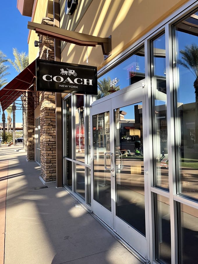 Coach New York brings luxury leather goods within reach of us mere mortals with regular paychecks.