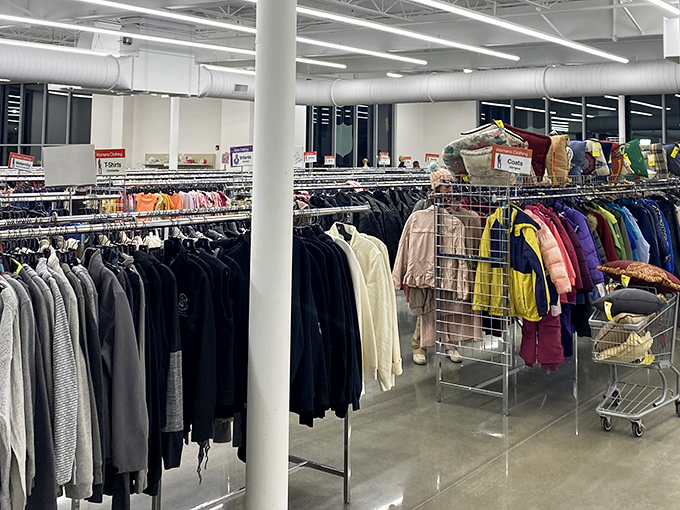 The coat section spans decades of outerwear evolution. Winter warmth in every color&mdash;proving good style never truly goes out of fashion.