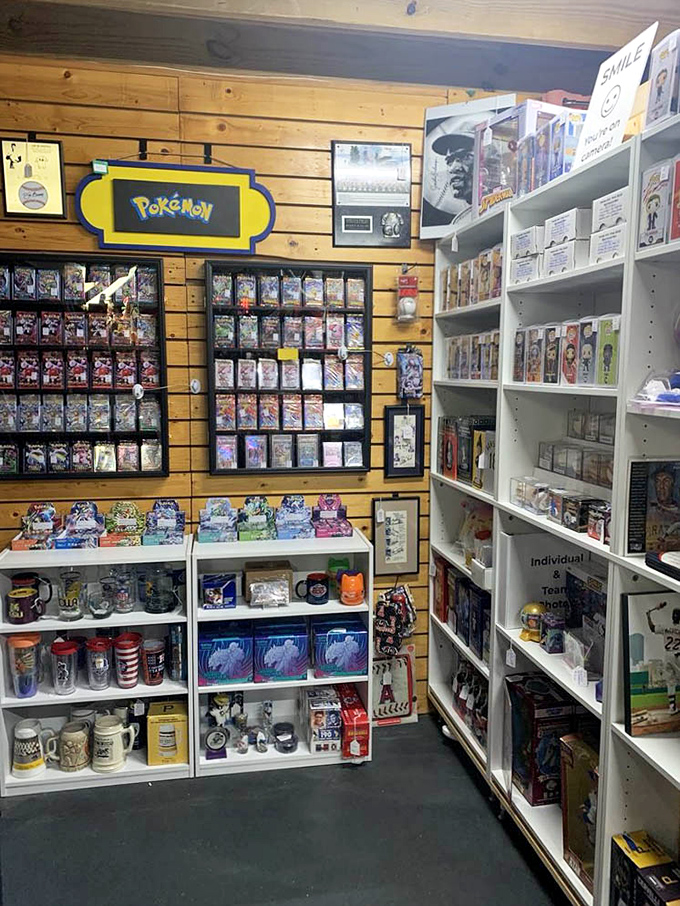 Pok&eacute;mon paradise! Collectors young and old unite in this corner where childhood obsessions meet adult purchasing power.