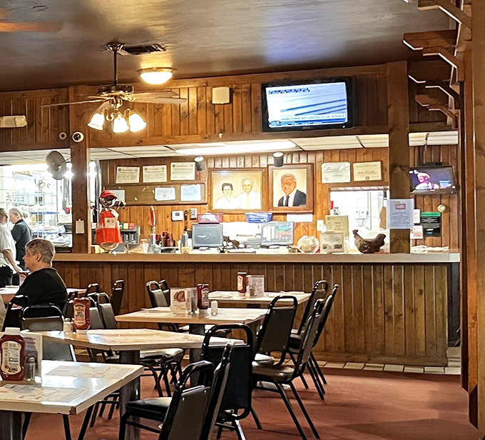 Order at the counter, no complicated process—just point at what you want and prepare for happiness.