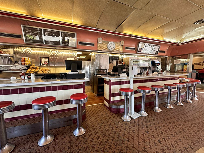 Those chrome counter stools have supported generations of Scranton residents through first dates, family breakfasts, and solo coffee missions.