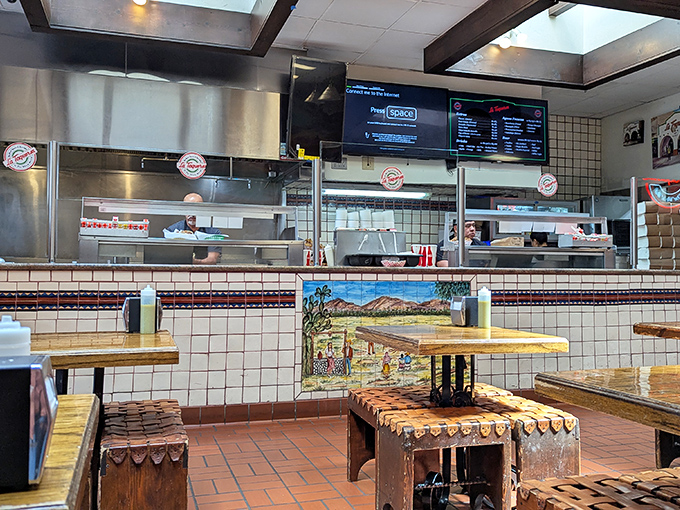 Where the magic happens. The open kitchen layout isn't for show&mdash;it's a stage where culinary traditions are honored daily.
