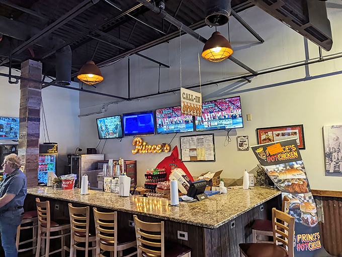 The counter where dreams and regrets are both handed over with equal efficiency and a knowing smile.