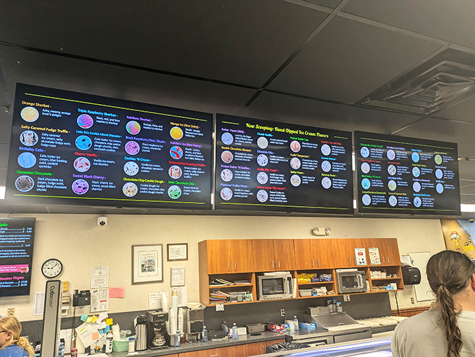 The serving counter&mdash;where dreams are scooped, childhood memories are made, and diets go to die gloriously.