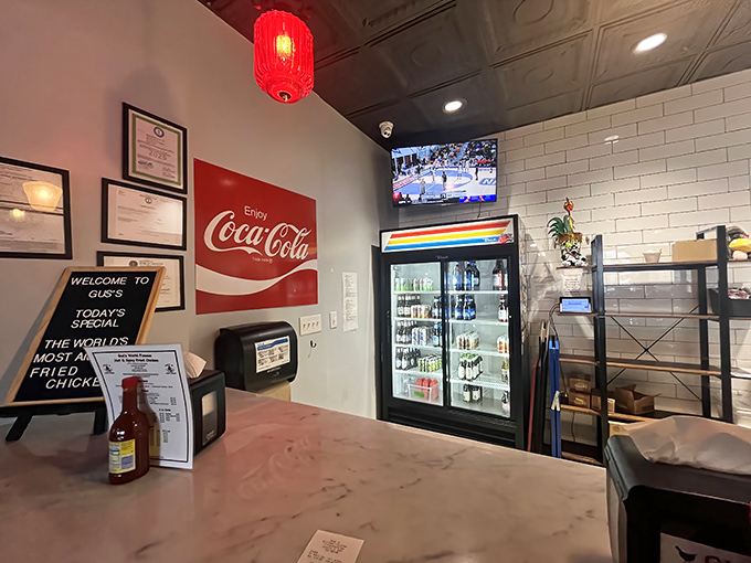 That sign doesn't lie &ndash; it really is the world's most special fried chicken. The Coca-Cola doesn't hurt either.