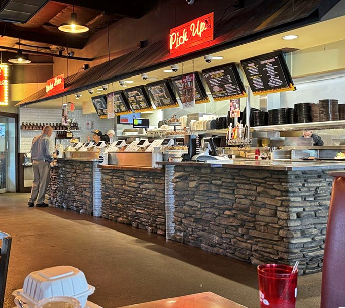 The ordering counter &ndash; where dreams are verbalized, anticipation builds, and the staff somehow maintains smiles despite the constant meat-seeking masses.