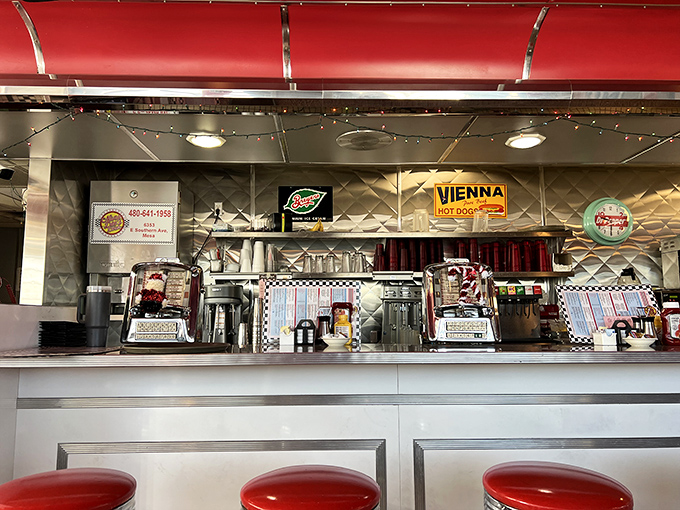 The counter&mdash;where solo diners find community, regulars exchange local wisdom, and everyone gets a front-row seat to short-order magic.