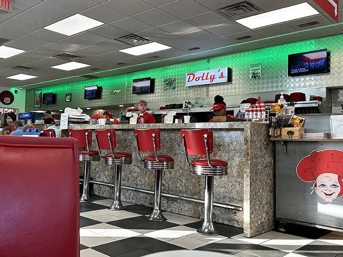 The counter seats aren't just dining spots&mdash;they're front-row tickets to the best show in town: breakfast made with practiced hands and hometown pride.