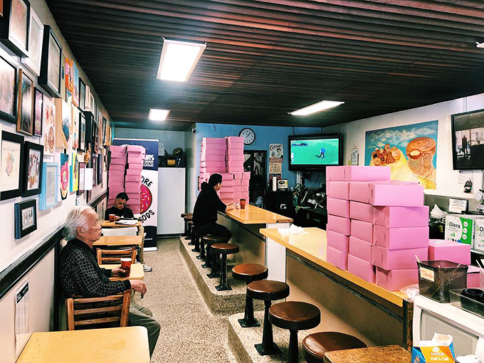 The counter &ndash; where dreams are ordered, transactions are made, and life-changing donut decisions happen daily.