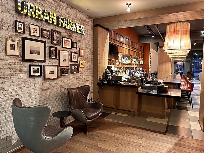 Bar seating for those who like their dinner with a side of cocktail theater.