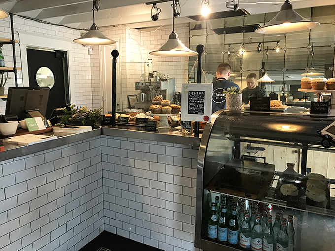 Counter seating for those who like their breakfast with a side of kitchen theater.