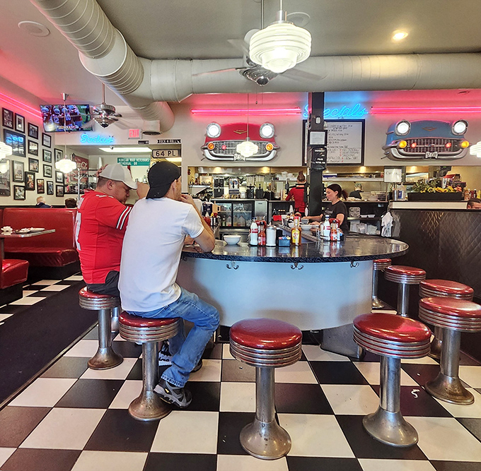 The round counter&mdash;breakfast theater in the round where regulars hold court and newcomers become converts to the Church of Good Eating.