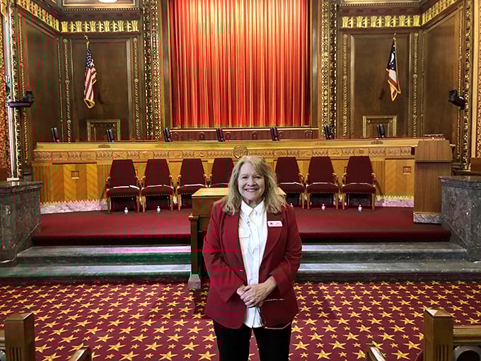 Step inside to discover the Supreme Court's ornate chambers, where the real gavels may be smaller but carry genuine judicial weight.