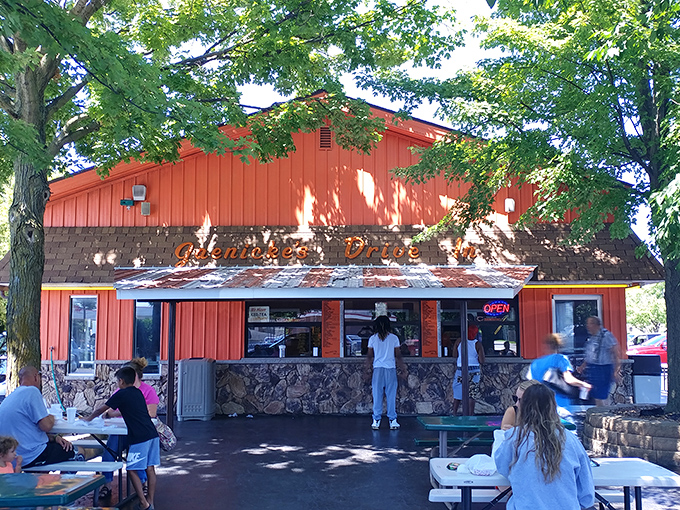 The summer scene at Jaenicke's&mdash;where picnic tables under shade trees become the stage for countless family memories and first dates.