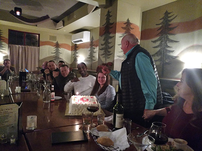 Great restaurants don't just serve food&mdash;they host celebrations. This gathering captures the spirit of Kelly's as a place where memories are made between bites.