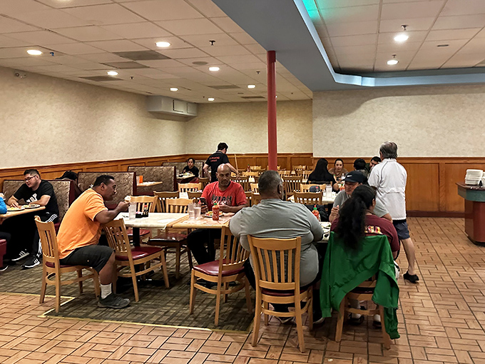 Real buffet aficionados know this scene well&mdash;that moment of quiet contemplation as fellow diners consider their next plate's strategic arrangement.