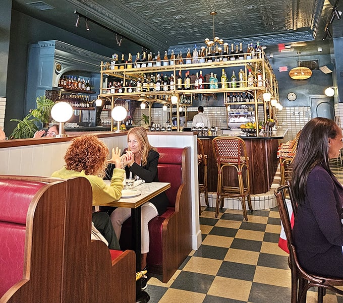 Not just diners&mdash;these are people experiencing collective food joy in a space designed for maximum conversation and minimal regret.