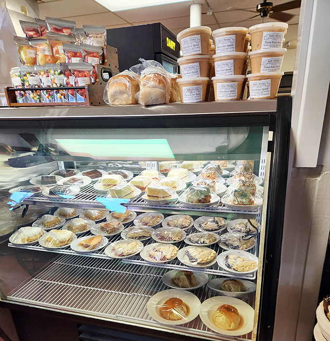 The display case &ndash; where dreams are stored at proper temperature until they can be transferred directly to your plate and subsequently your heart.