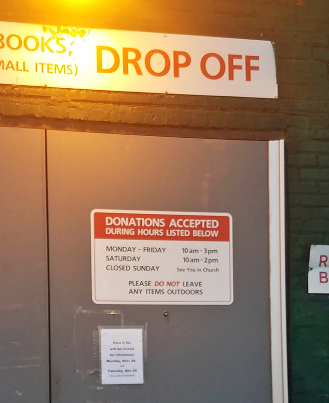 Clear donation guidelines ensure the cycle of giving continues &ndash; today's donation is tomorrow's treasure.