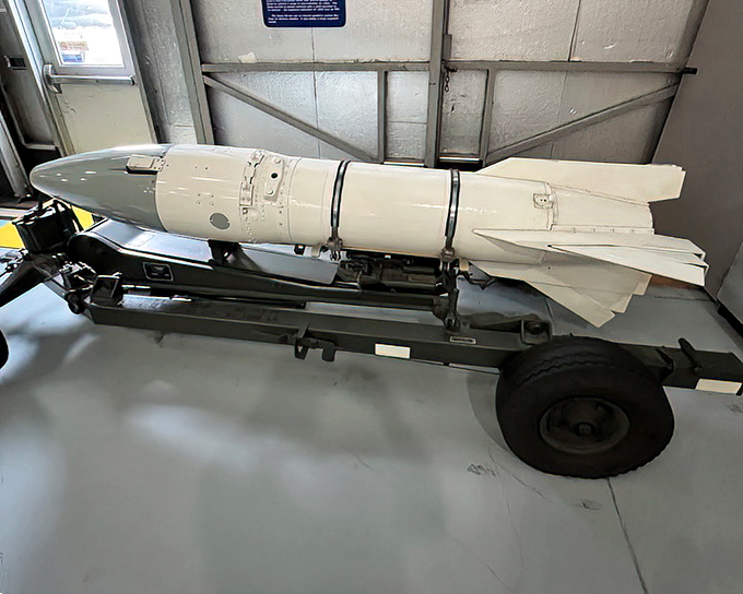 Not your average pool toy! This Douglas Mark 13 torpedo reminds us that military innovation often came with dangerous consequences.