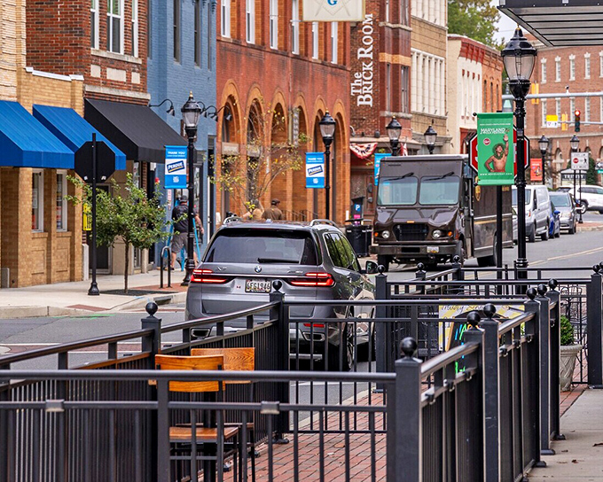 Downtown's brick-lined sidewalks and colorful awnings create the perfect backdrop for an afternoon of boutique browsing and coffee sipping.