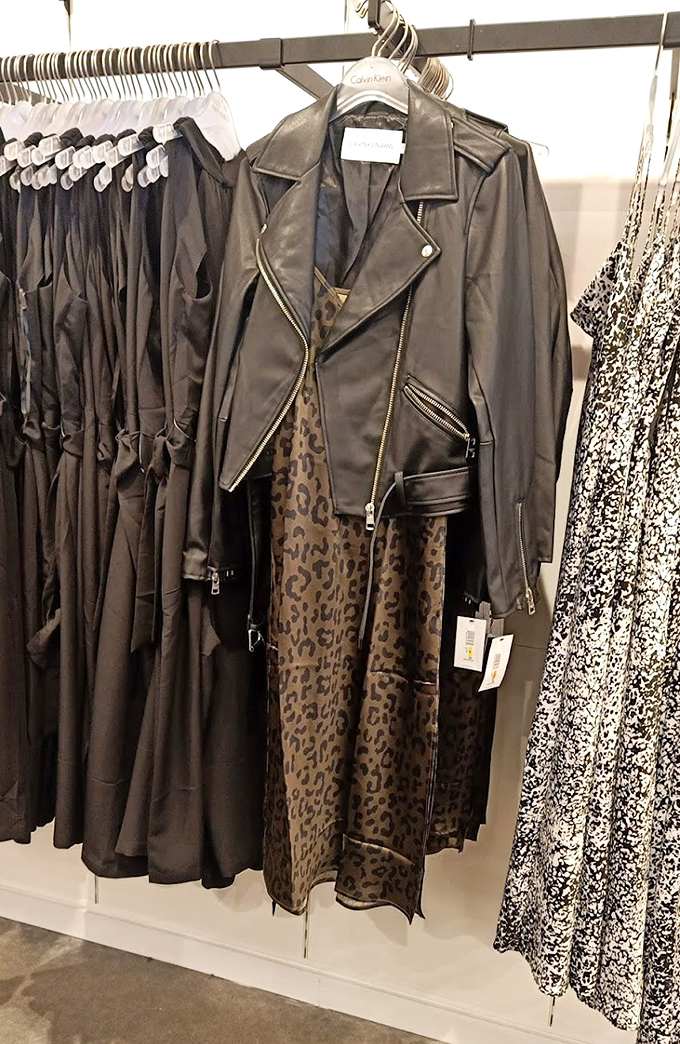 The leather jacket and leopard dress combo&mdash;for when you're feeling both "motorcycle rebel" and "cocktail sophisticated" simultaneously.