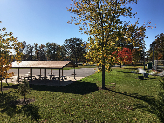 Park pavilions: where family reunions happen, community potlucks unfold, and generations gather under one simple, practical roof.