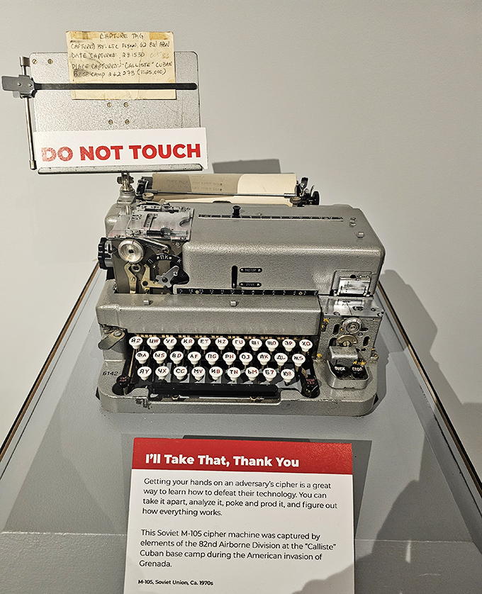 This Soviet cipher machine proves that even Cold War adversaries appreciated elegant engineering in their espionage tools.