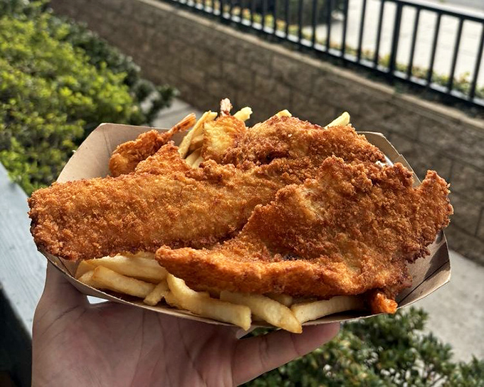 Double the ocean pleasure &ndash; fish meets shrimp in golden harmony that satisfies every seafood craving imaginable today.