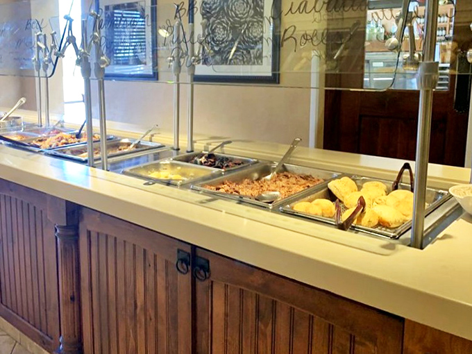 The lunch buffet &ndash; where indecision becomes a virtue and "I'll try a little of everything" is the only sensible approach.