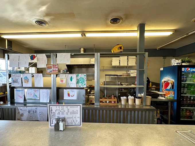 Where the magic happens&mdash;a glimpse into the kitchen where coney dreams come true and gyro meat spins hypnotically on vertical rotisseries.