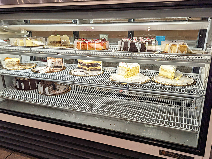 The dessert case &ndash; where willpower goes to die and "I'll just have coffee" turns into "and a slice of that chocolate cake, please."