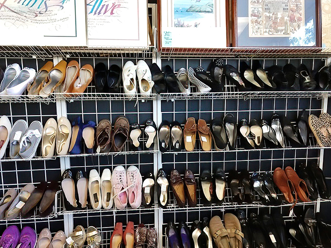 Cinderella had one fairy godmother; you've got an entire wall of potential glass slippers, no pumpkin carriage required.