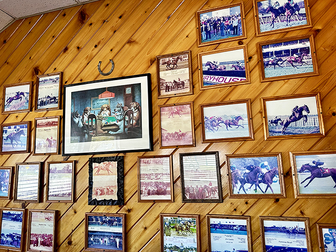 Wall art that's seen more family gatherings than most living rooms ever will.