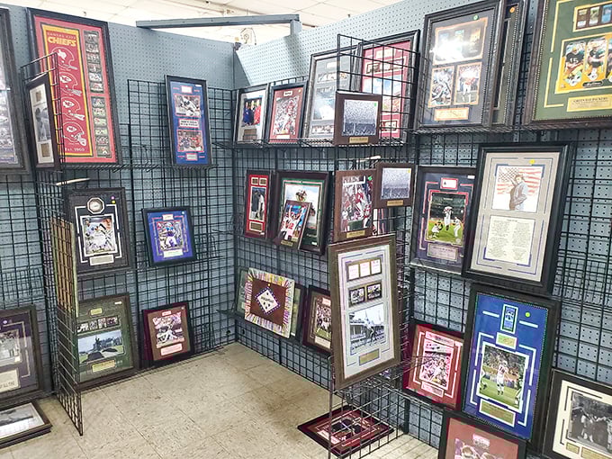 Sports memorabilia heaven! From baseball legends to football heroes, these framed pieces aren't just collectibles&mdash;they're time machines to moments of glory.