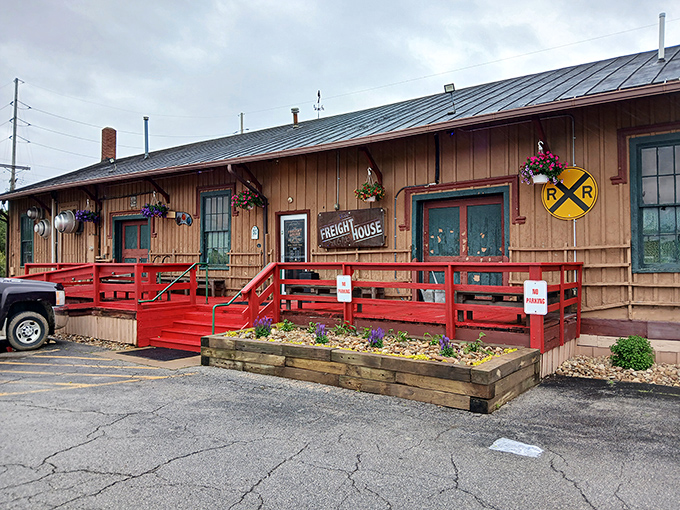 The Freight House transformed an industrial relic into a cozy dining destination, proving that good taste and reasonable prices aren't mutually exclusive concepts.