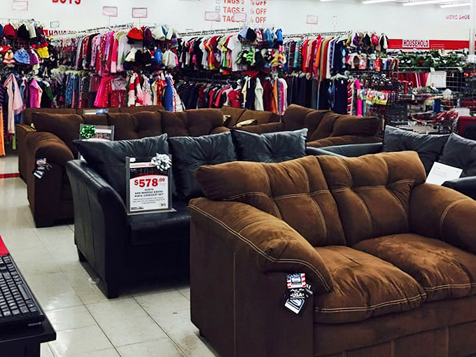Couches await their second act in homes across Columbus. That $578 price tag is probably less than what you'd spend on one cushion at a fancy furniture store.
