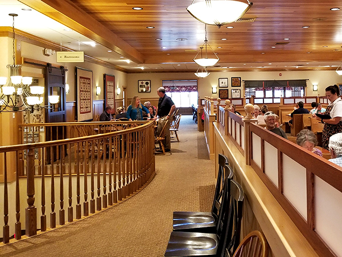 Follow this hallway like it's the yellow brick road&mdash;except instead of the Wizard, you'll find pie at the end.