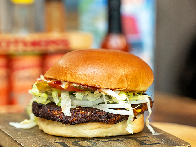A burger that doesn't need Instagram filters or fancy toppings to make you weak in the knees.