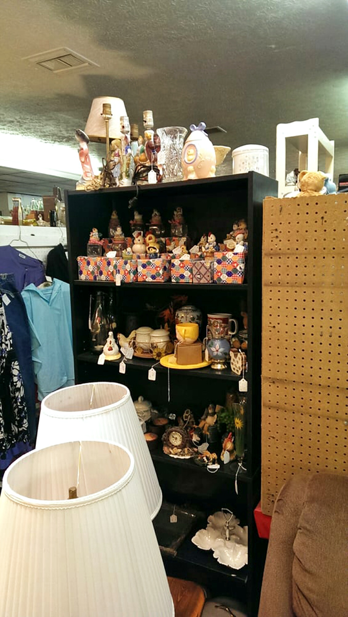 Figurines, lamps, and collectibles galore! This booth is where childhood memories and future heirlooms share the same shelf space.