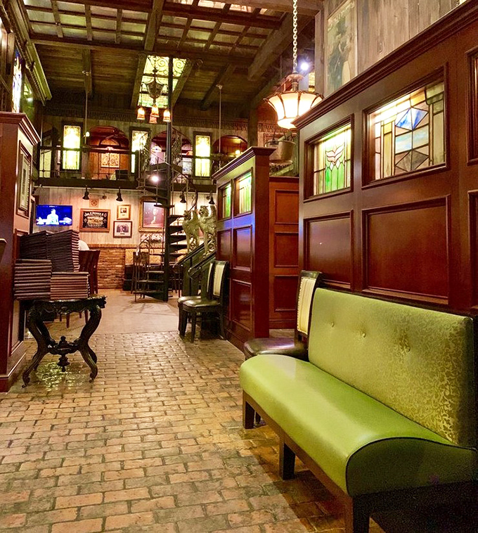 The entryway's vintage charm sets the stage for what's to come &ndash; like the opening credits to your favorite food movie.