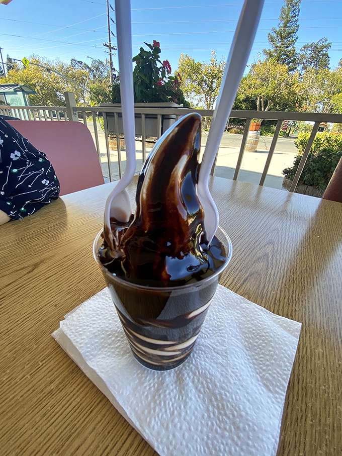 A hot fudge sundae that doesn't need fancy adjectives&mdash;just a spoon and the willingness to embrace joy in its purest form.