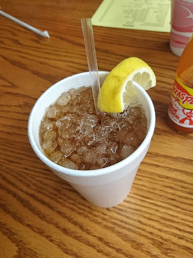 Sweet tea with lemon&mdash;the unofficial wine pairing of Southern barbecue. Cold, refreshing, and sweet enough to balance that vinegar tang.